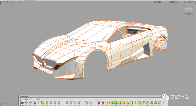 3D建模技能干货：Alias Subdivision细分曲面建模原理&万能建模流程 - 普象网