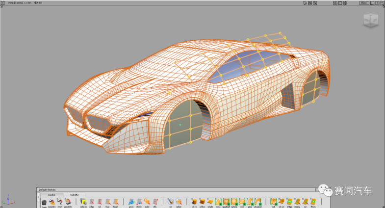 3D建模技能干货：Alias Subdivision细分曲面建模原理&万能建模流程 - 普象网